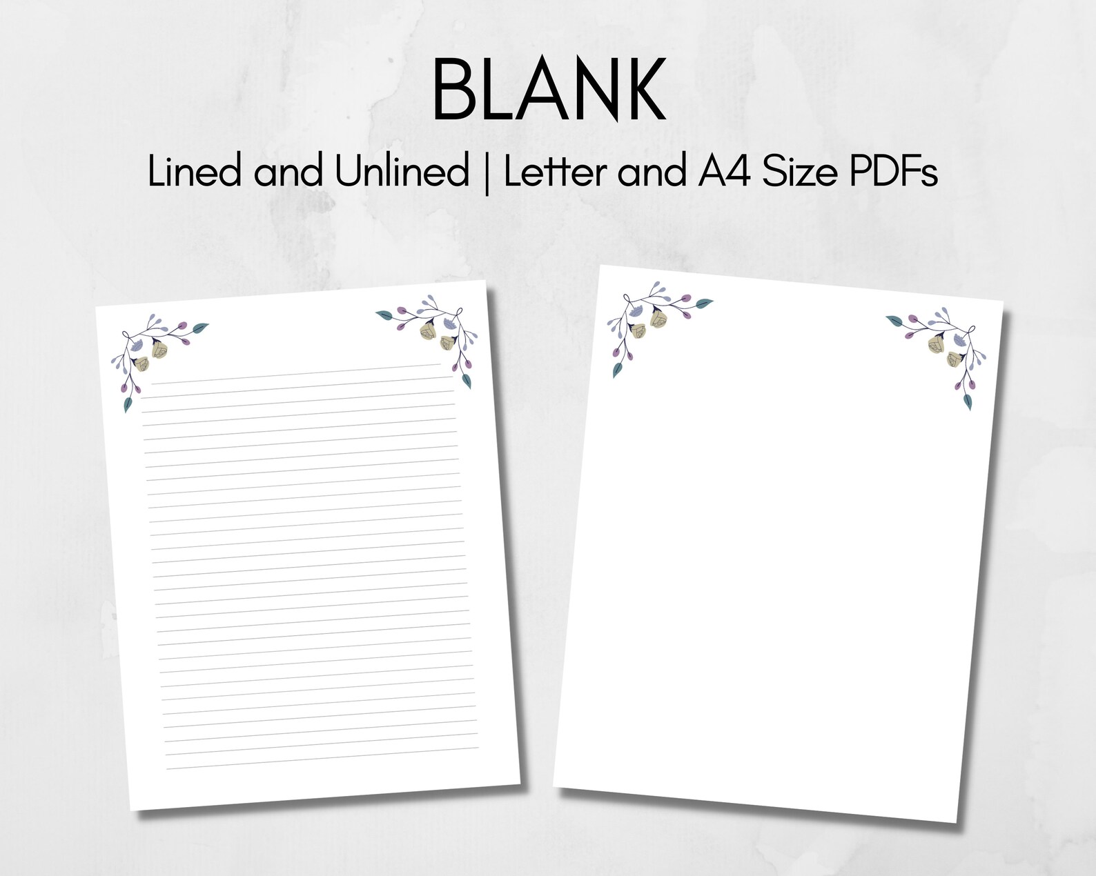 Printable Motivational Stationary Set With 3 Inspirational Quotes ...