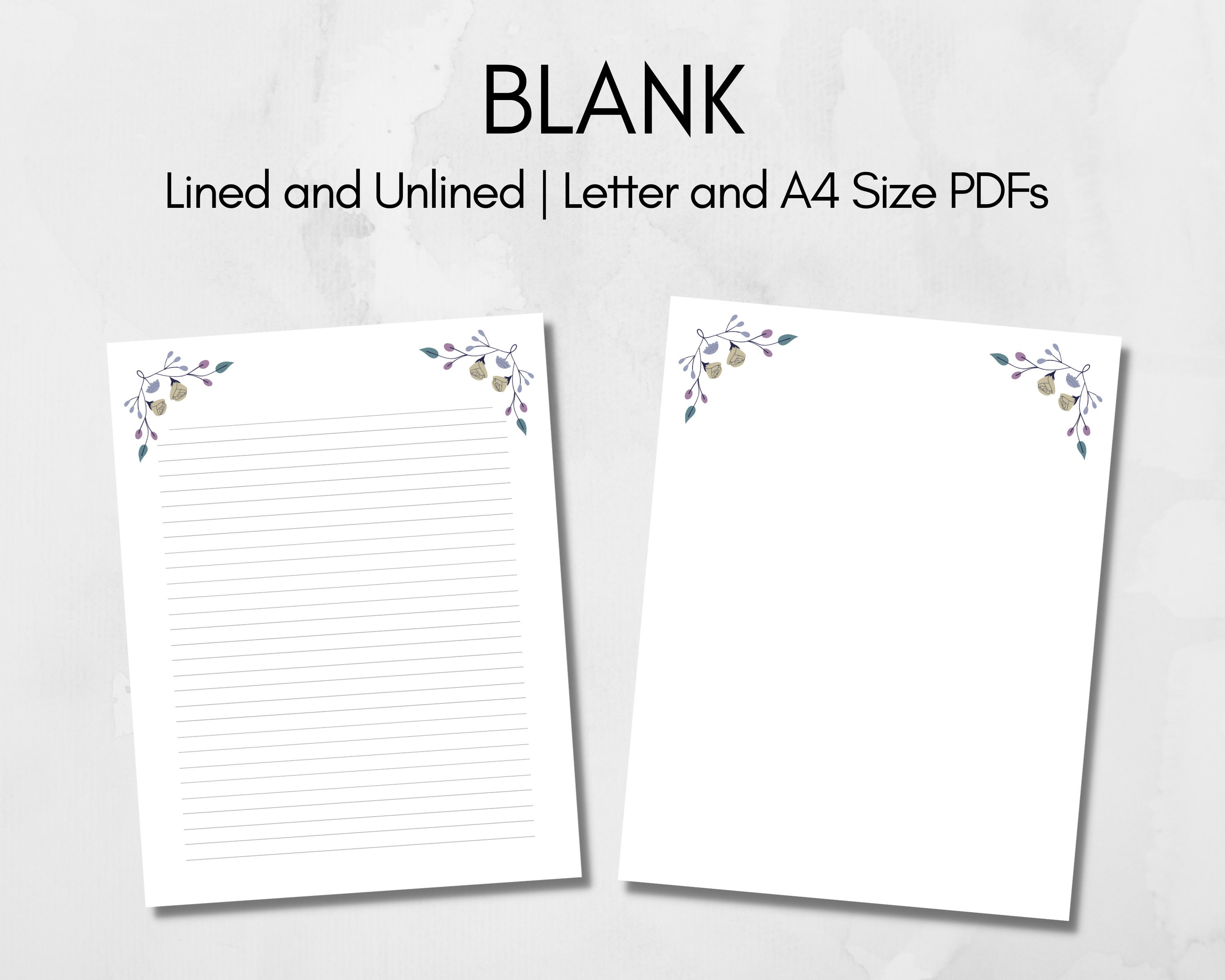 Printable Motivational Stationary Set With 3 Inspirational Quotes ...