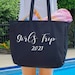 Tote Bag Personalized, Girls Trip Tote Bag, Girls Trip Gift, Canvas ...
