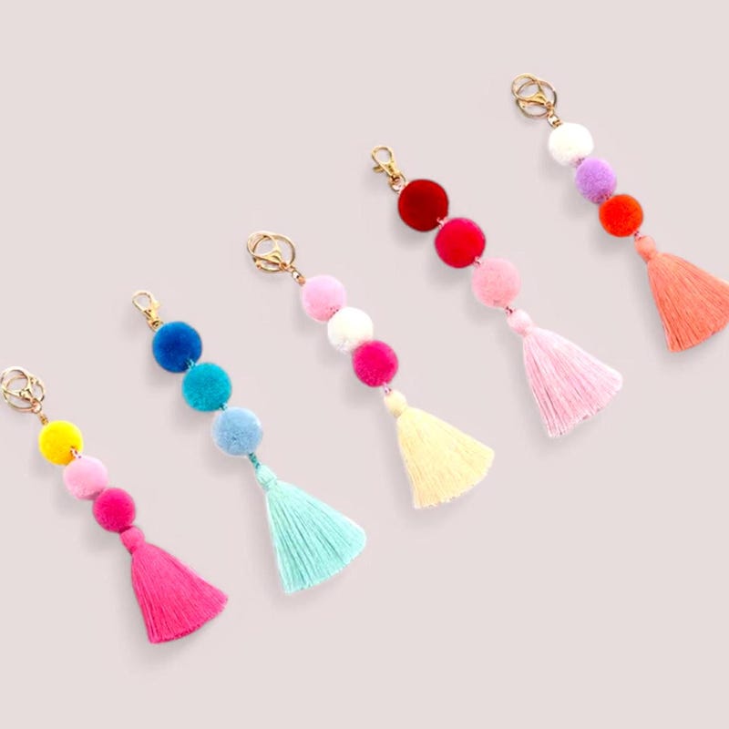 Pom Key Chain - Etsy - Page 2
