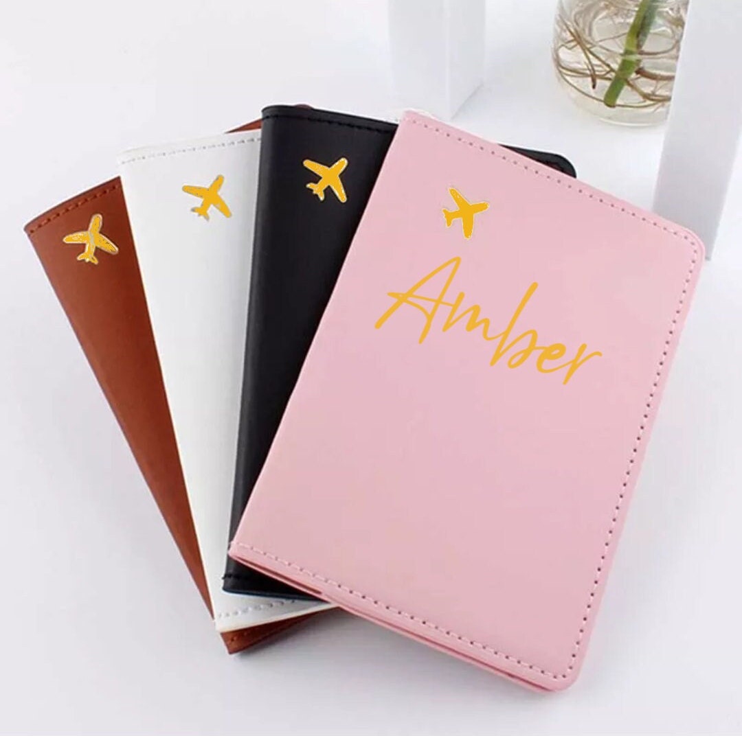 Passport Holder Personalized Passport Cover Set Girls Trip Gift Ideas ...