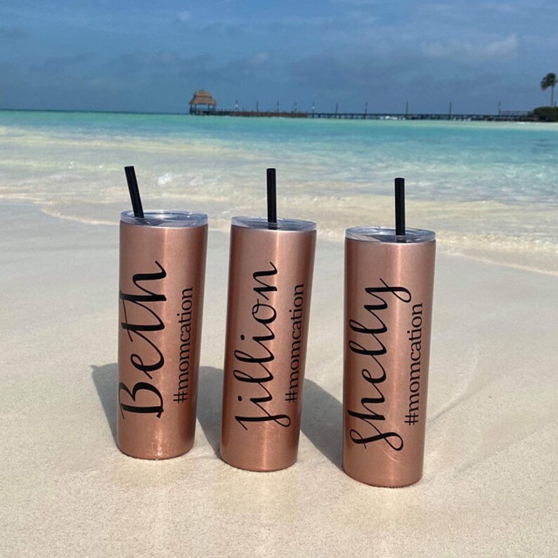 Girls Trip Gift Personalize Tumbler Water Bottle Bridesmaid - Etsy