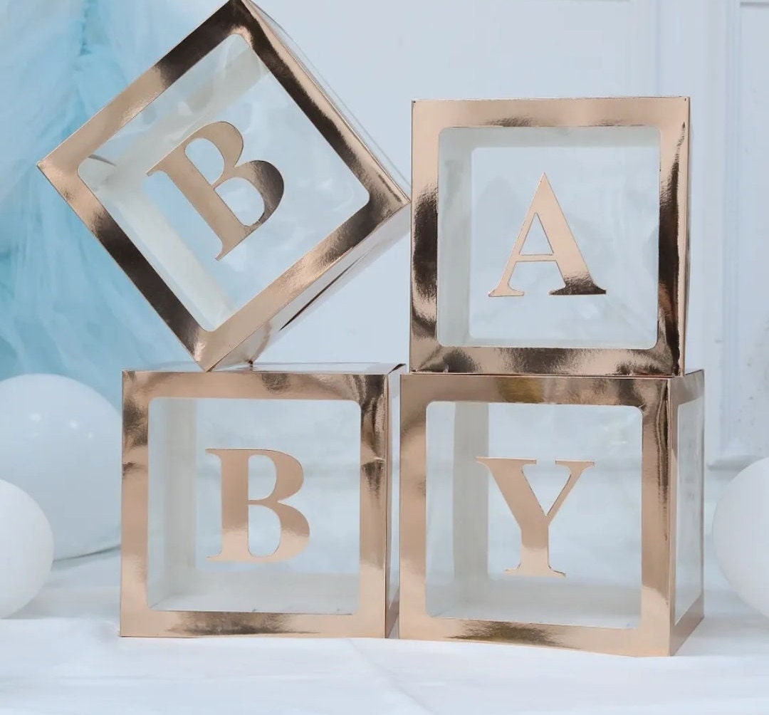 BABY Blocks: Baby Shower Decoration, Photo Prop, Gender Reveal - Etsy