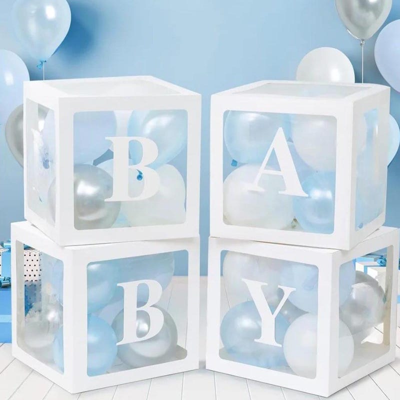 Baby Blocks and Box - Etsy