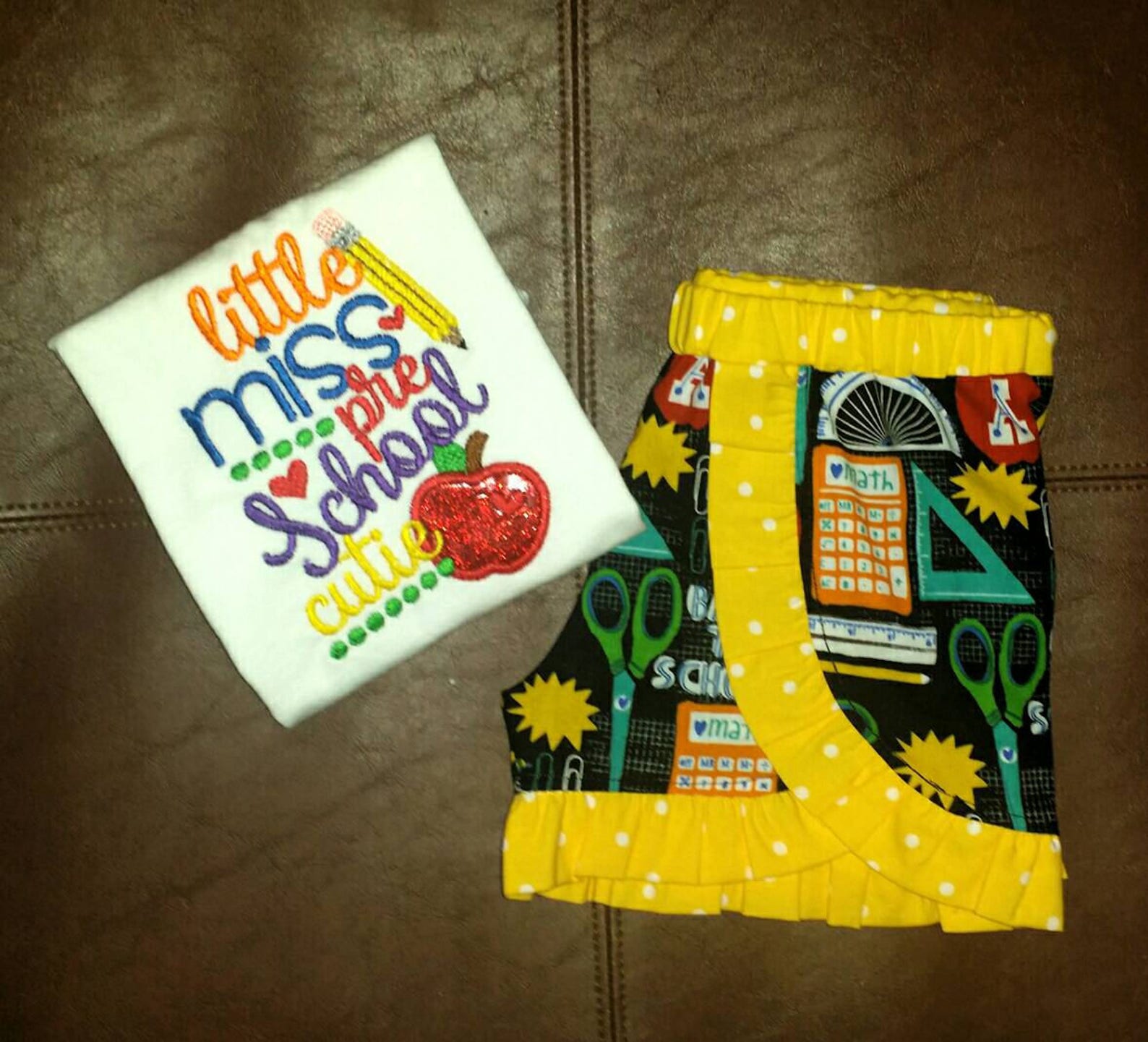 Little Miss Preschool Cutie Preschool Outfit Back to School - Etsy