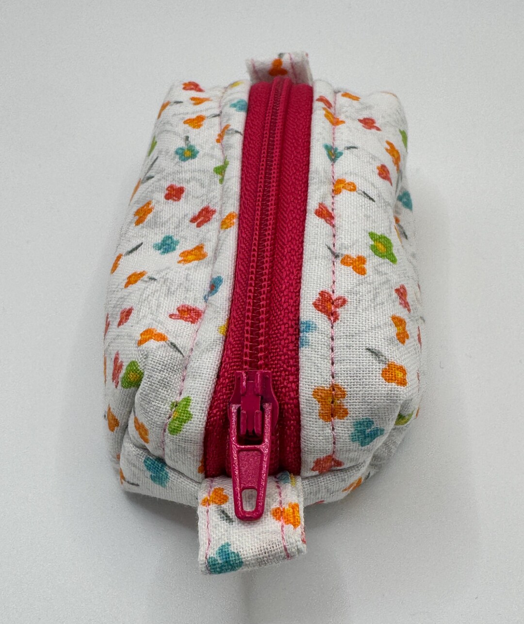 Handmade Fabric Mini Wallet Card Holder Chapstick ID Gift Cards Dainty ...