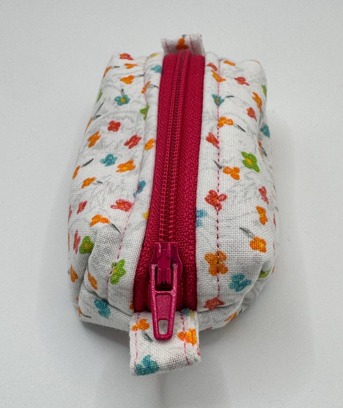 Handmade Fabric Mini Wallet Card Holder Chapstick ID Gift Cards Dainty ...