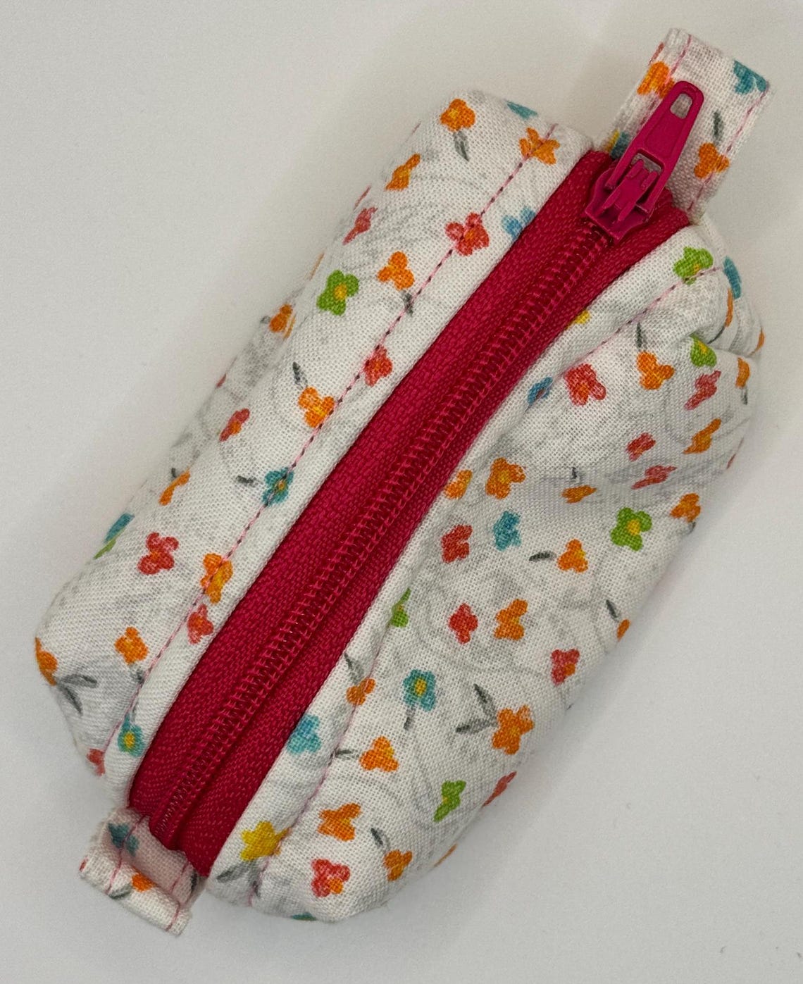 Handmade Fabric Mini Wallet Card Holder Chapstick ID Gift Cards Dainty ...