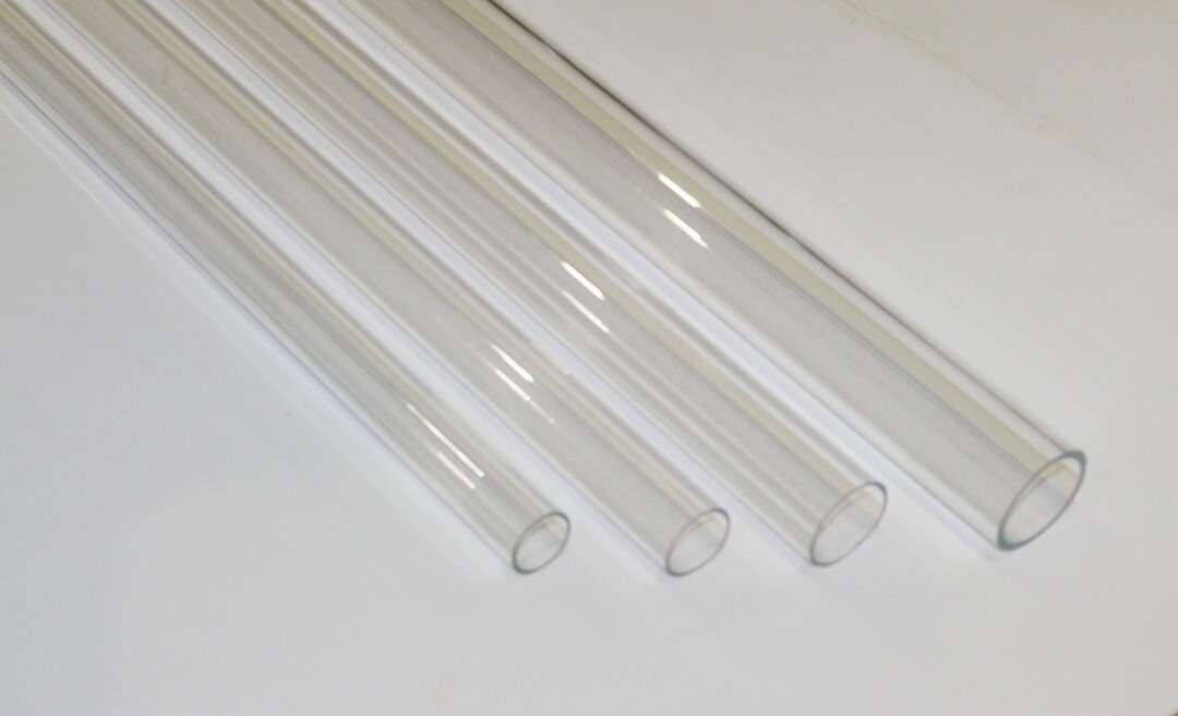 Clear Acrylic Plexiglass Tube - 6" Length - 12 Pc - Etsy