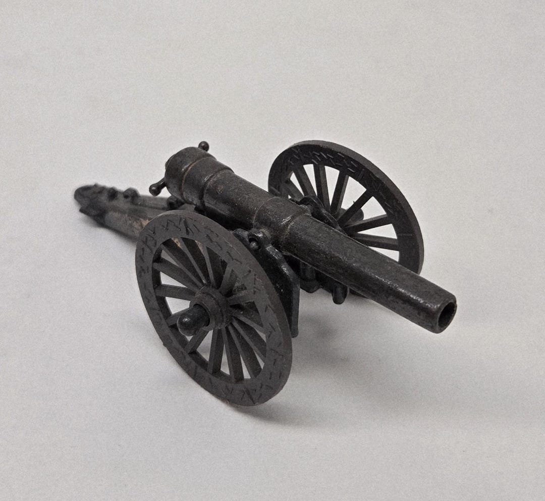 Miniature Die Cast Cannon Diecast Vintage Cast Iron Pencil Sharpener ...