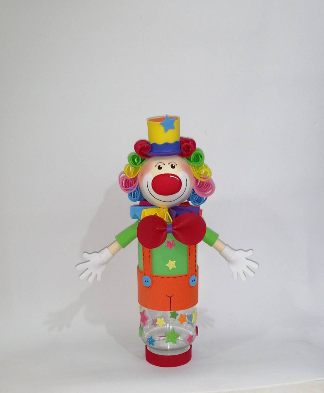 Clown Doll, Foam Doll, Cake Topper, Party Decor, Birthday Decoration ...