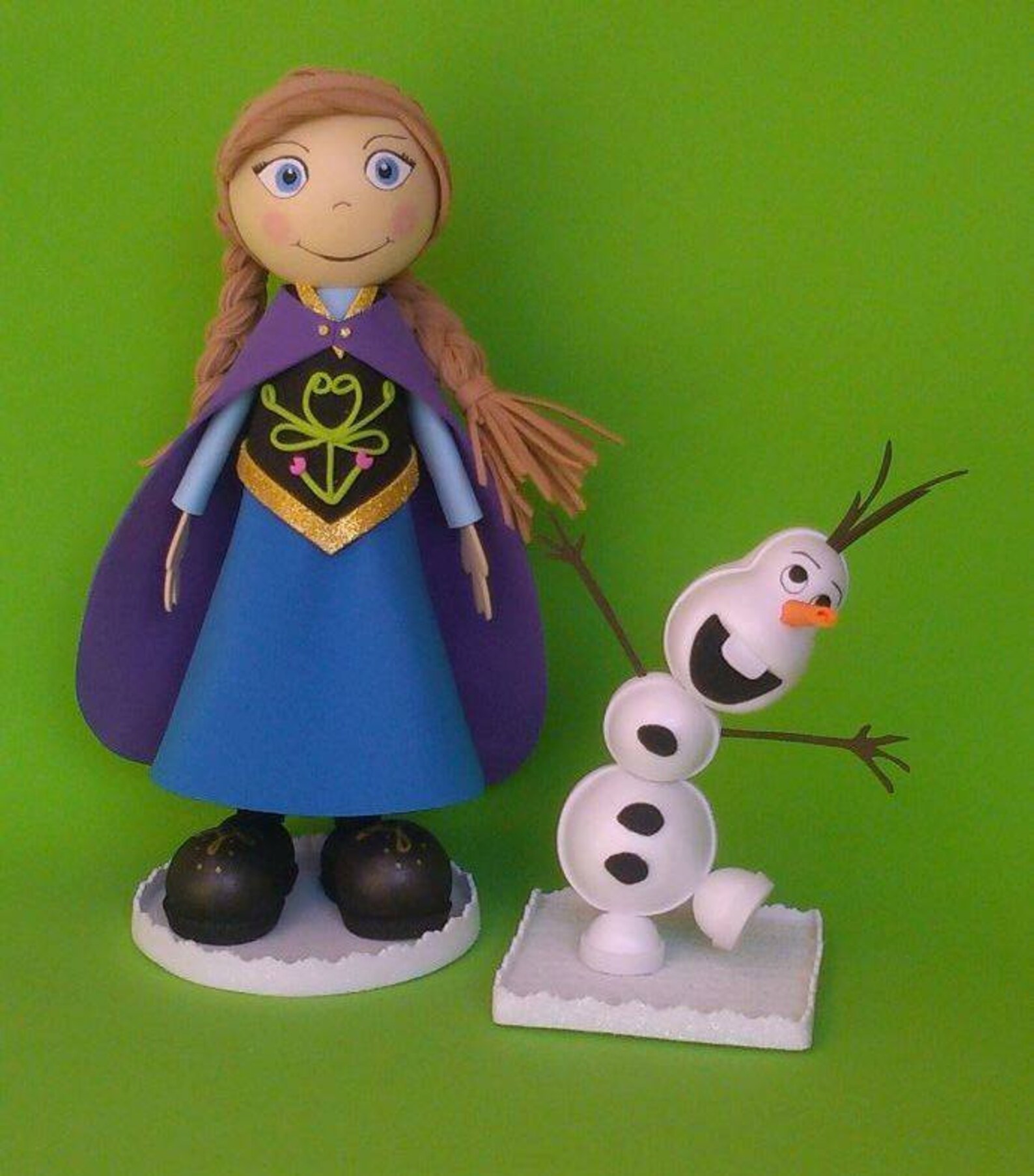 Olaf Doll Foam Doll Cake Topper Party Decor Birthday - Etsy