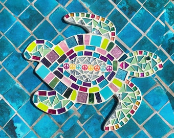 Sea Glass Peace Sign - Etsy