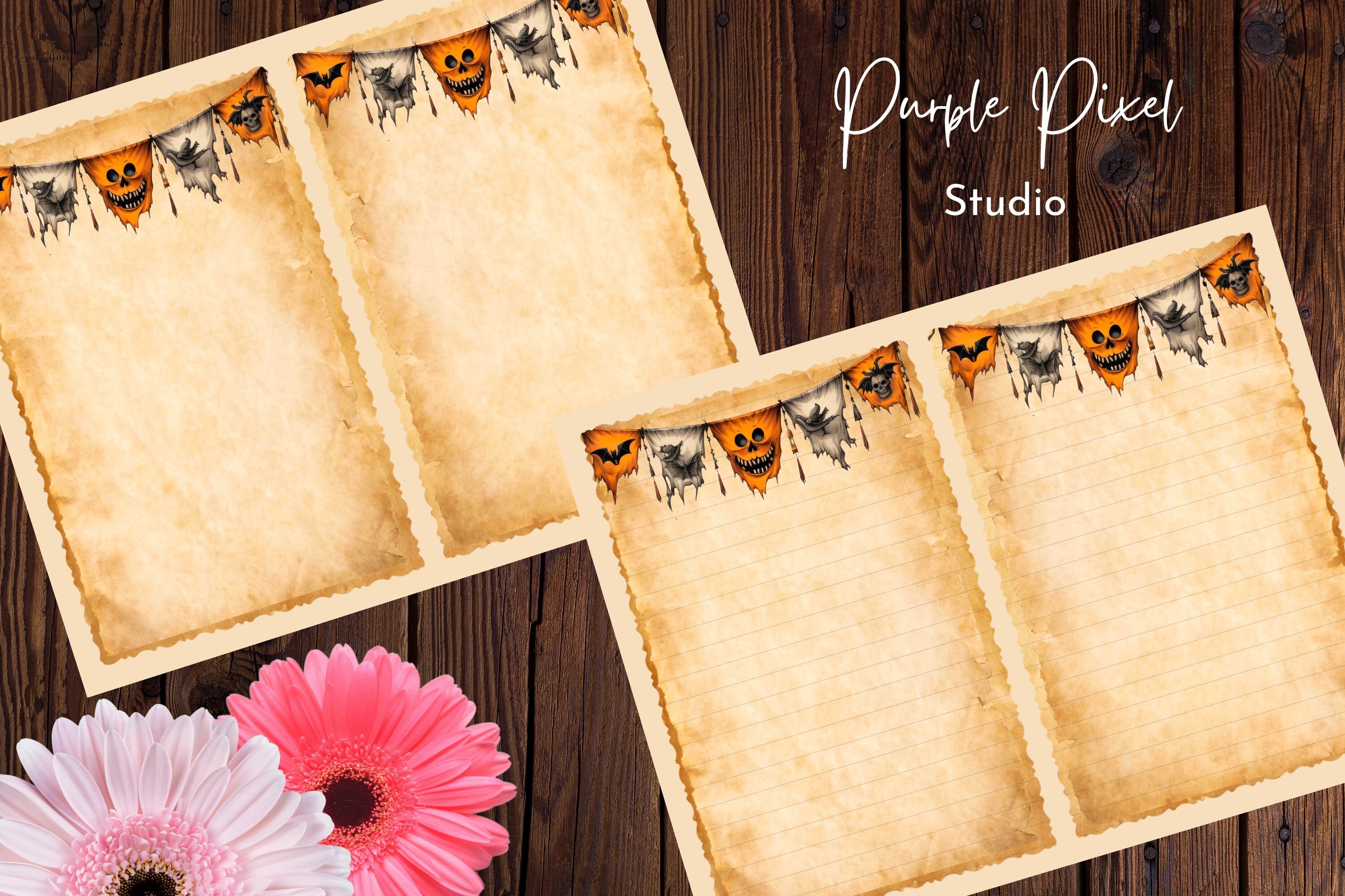 Cute Halloween Junk Journal Pages Halloween Junk Jurnal - Etsy