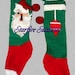 PDF Jeweled Santa Face Christmas Stocking Knitting Vintage Pattern ...