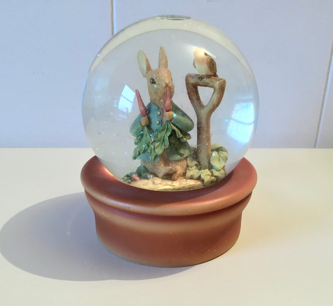 Peter Rabbit Snow Globe Beatrix Potter Frederick Warne & - Etsy