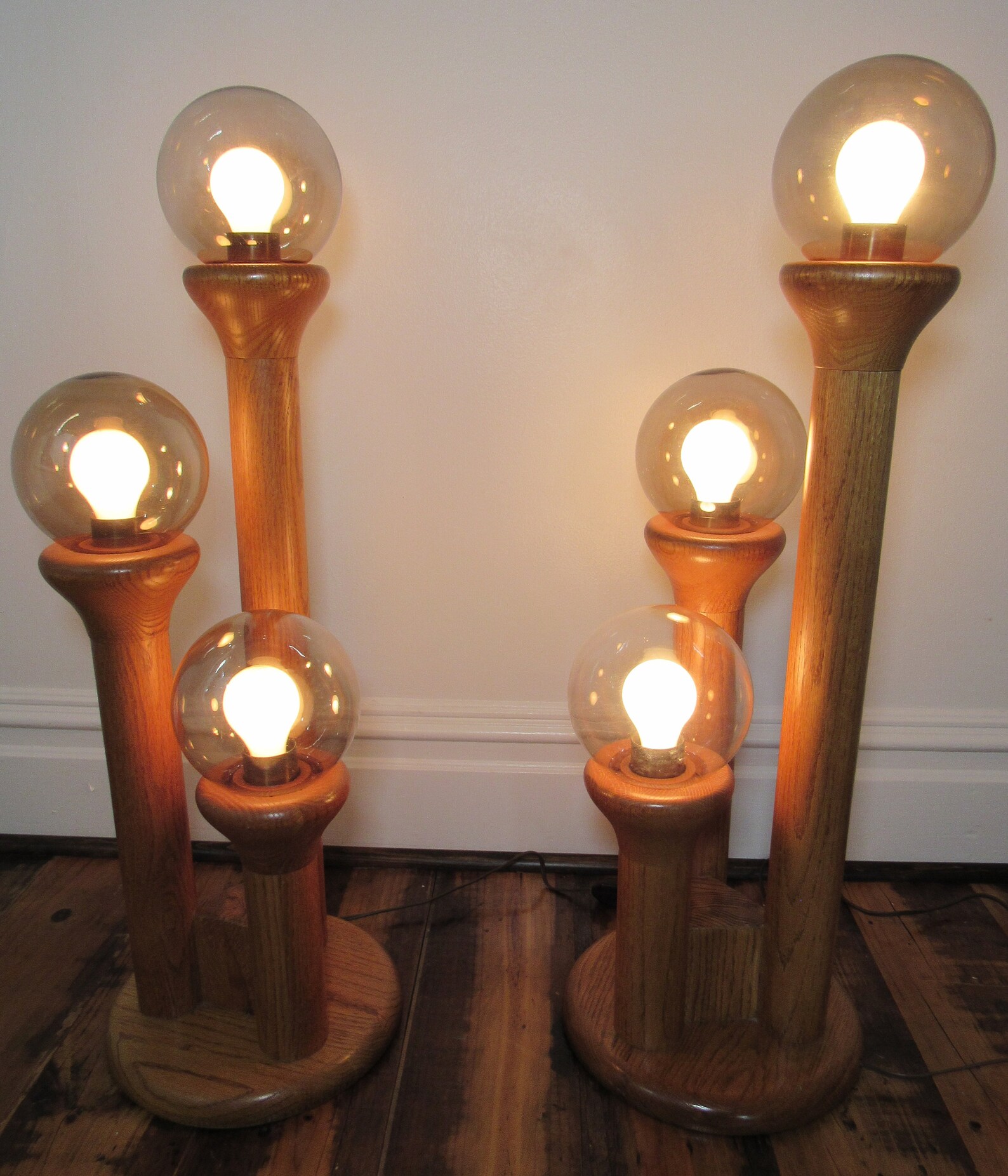 Vintage 70's Pair of MCM Modeline Saguaro Cactus Southwest / California ...