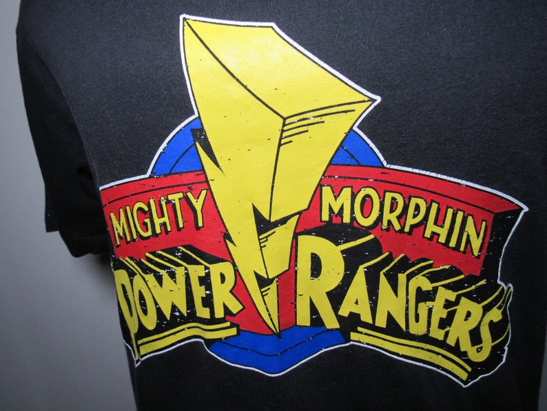Vintage 90's Mighty Morphin Power Rangers Graphic T-shirt Size Medium ...