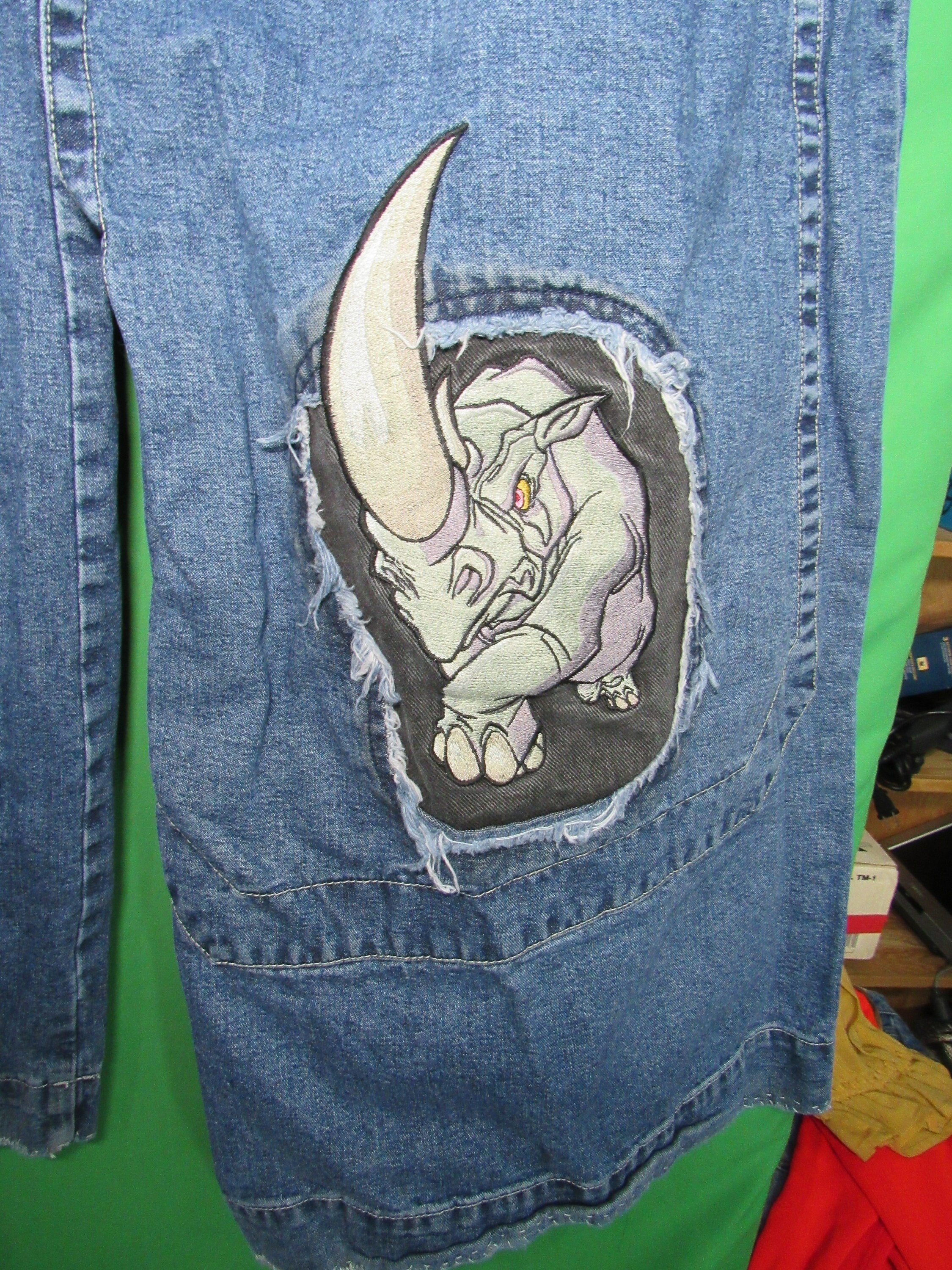 Vintage 90's JNCO Jeans Wide Leg Super Rare Endangered Species ...