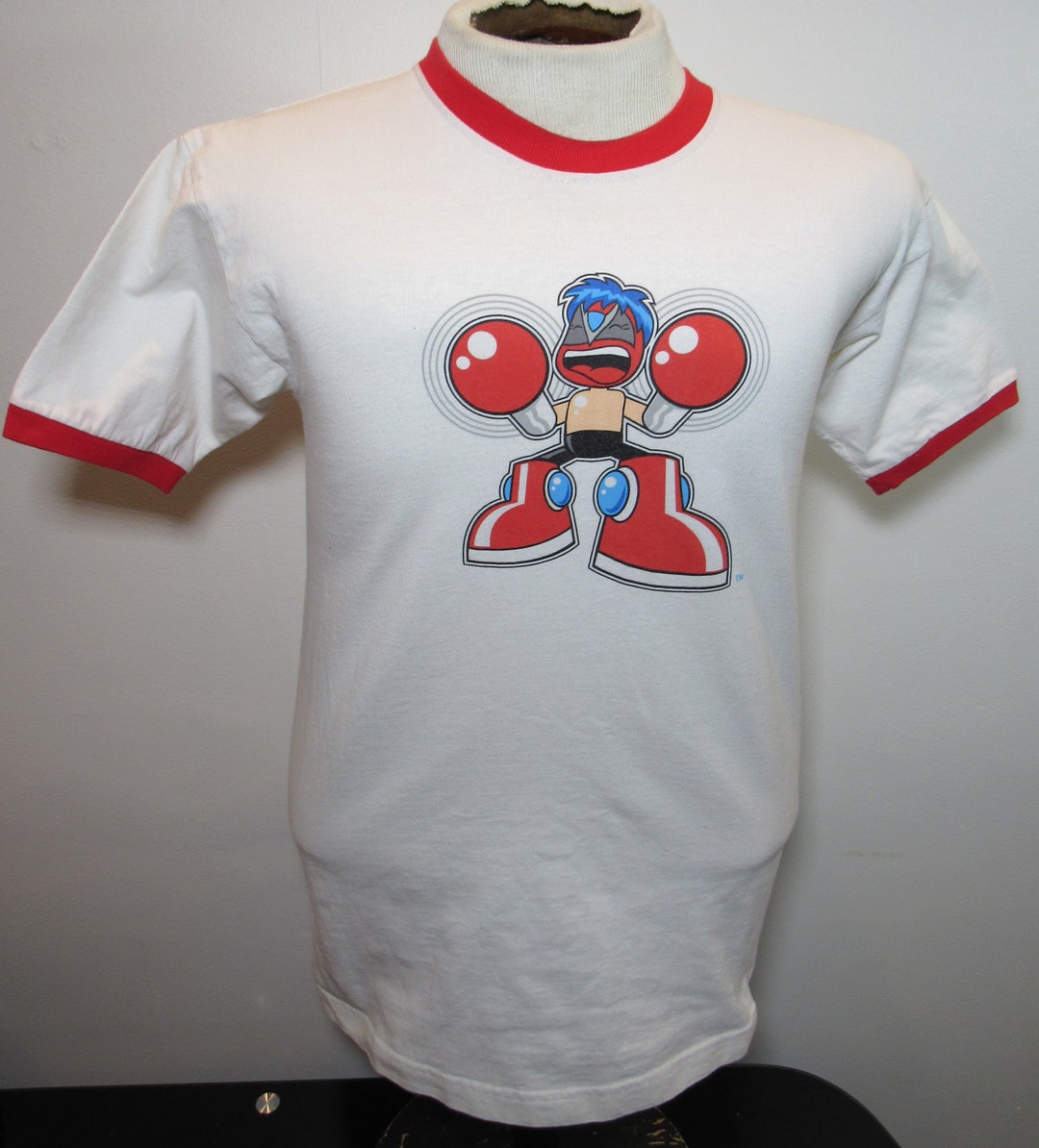 Y2K Homestar Runner Stinkoman Ringer T-shirt Men's Size Medium Stinko ...
