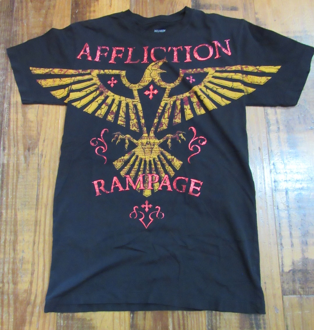 Y2K Affliction Rampage MMA Quinton Jackson T-shirt Men's Size Medium - Etsy