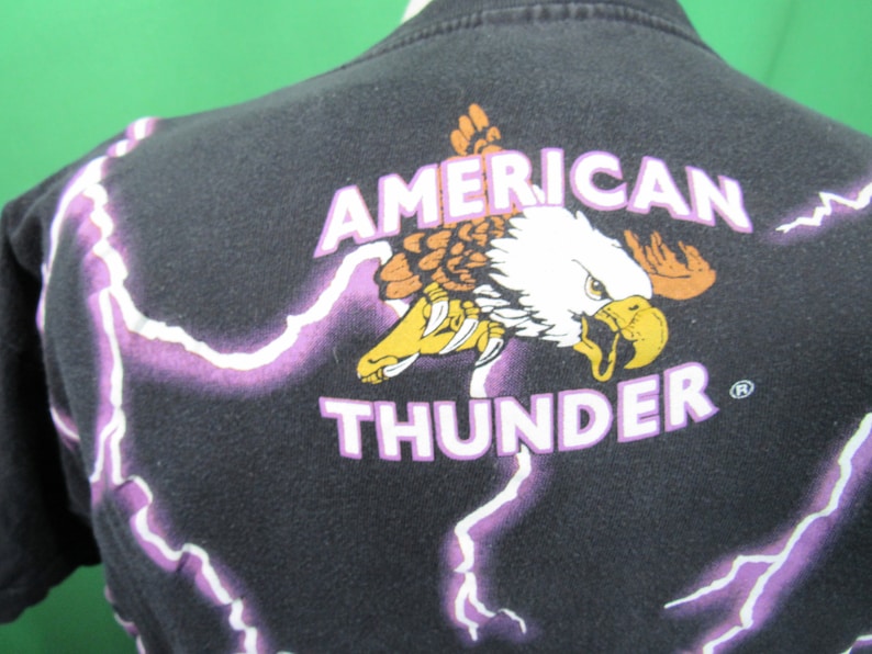 Vintage 90's American Thunder Ride the Best 3D Lightning - Etsy
