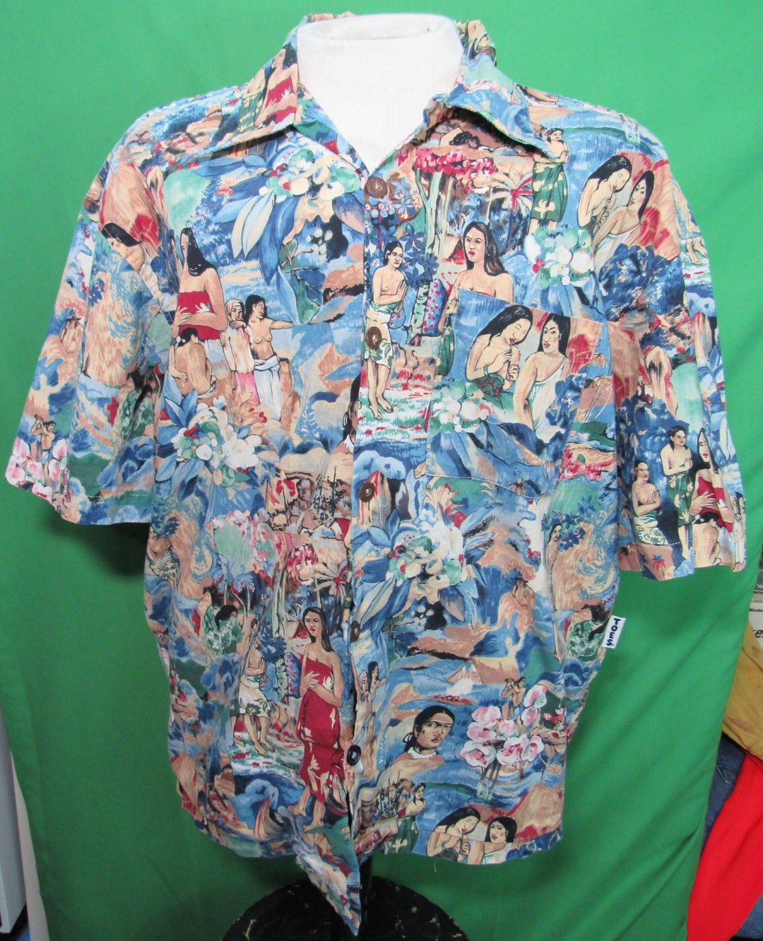 Vintage Toes on the Nose Rare Pattern Tiki Hawaiian Shirt Size Large - Etsy
