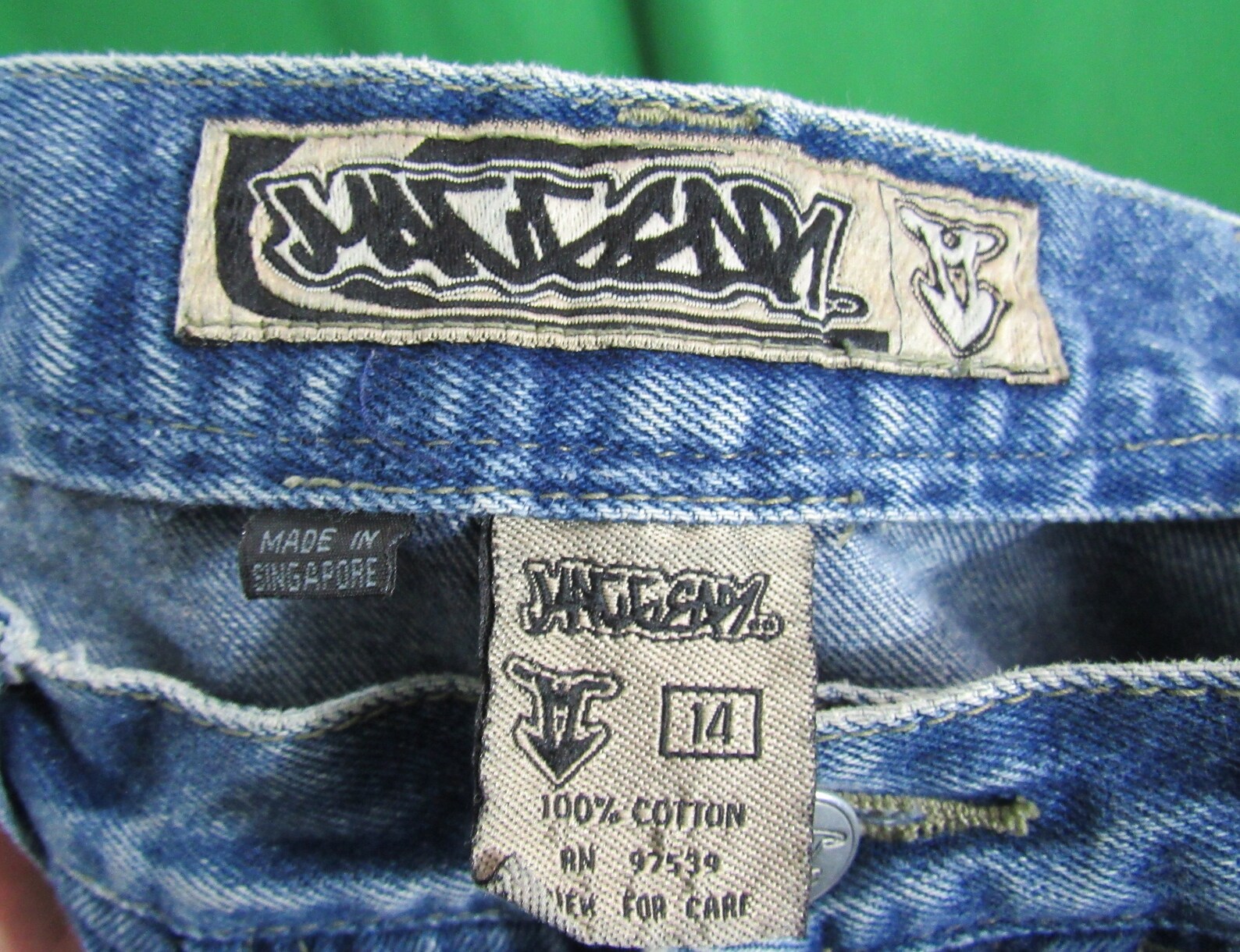 Vintage 90's Y2K Mac Gear Extra Wide Flare Denim Cargo Skater Snap up ...