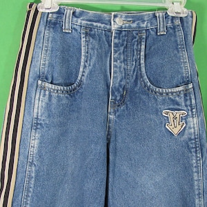 Vintage 90's Y2K Mac Gear Extra Wide Flare Denim Cargo Skater Snap up ...