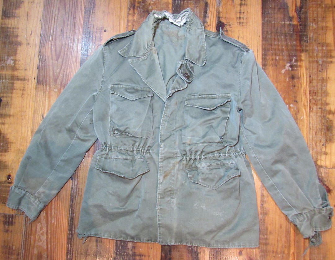 Vintage WWII M-43 Army Field Jacket Thrashed - Etsy