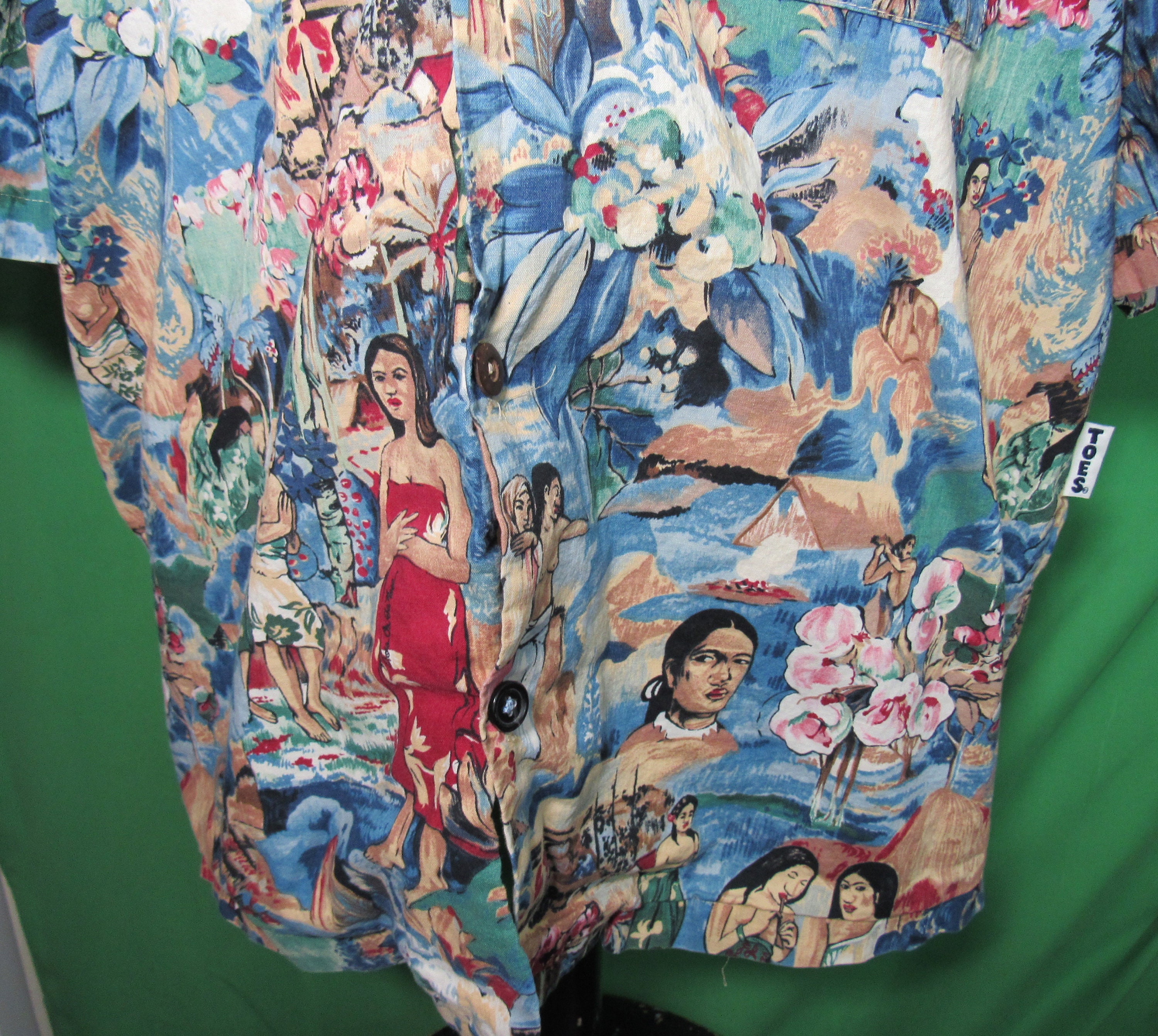 Vintage Toes on the Nose Rare Pattern Tiki Hawaiian Shirt Size Large - Etsy