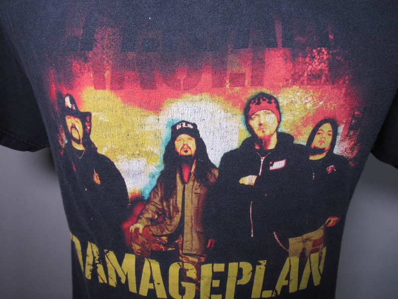 Vintage Y2K Damageplan Damage Plan Dimebag Darrell Supergroup Metal T ...