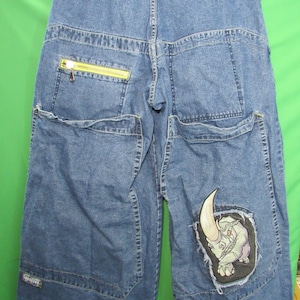 Vintage 90's JNCO Jeans Wide Leg Super Rare Endangered Species ...