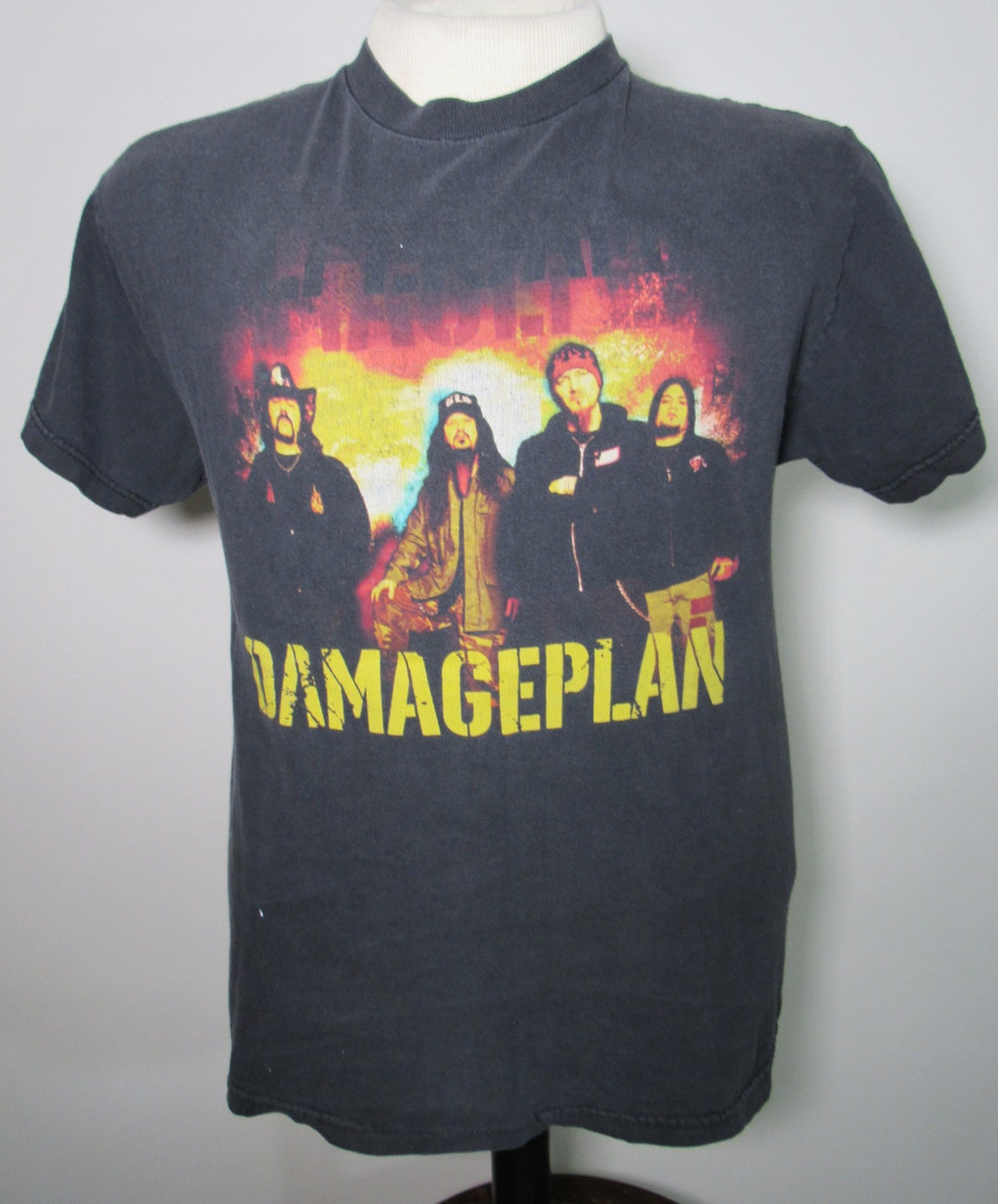 Vintage Y2K Damageplan Damage Plan Dimebag Darrell Supergroup Metal T ...