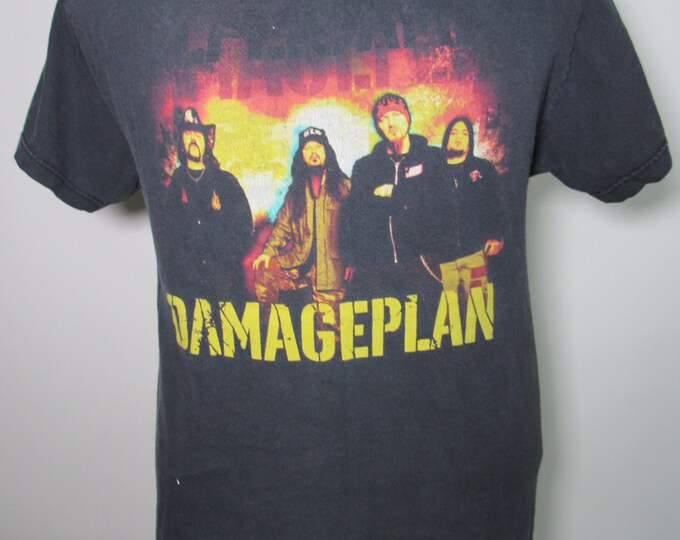 Vintage Y2K Damageplan Damage Plan Dimebag Darrell Supergroup Metal T ...