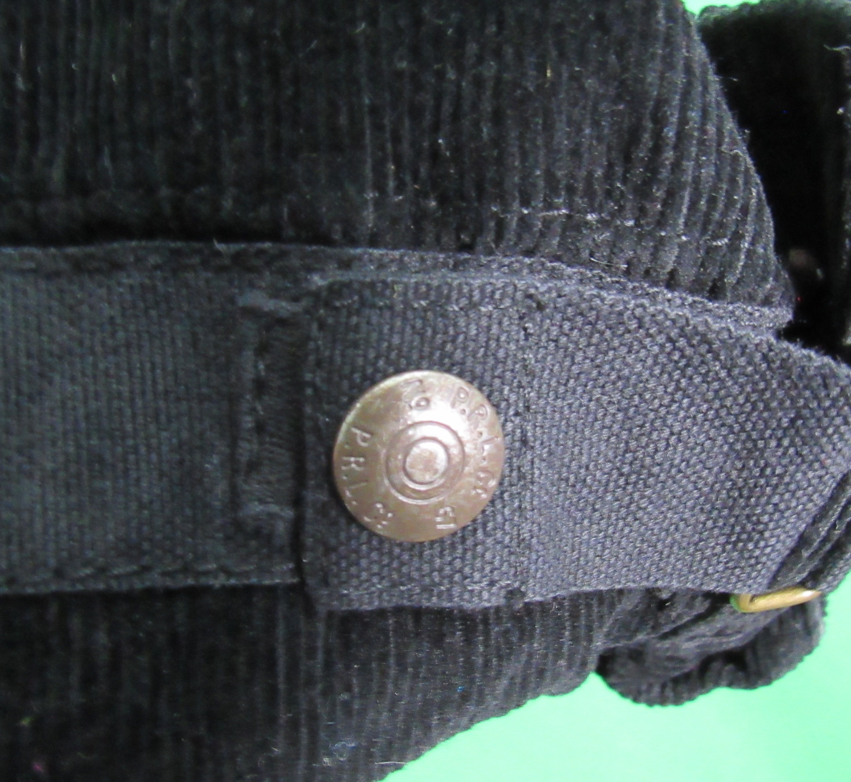 Vintage Black Polo Ralph Lauren Tactical Utility Cargo Corduroy Military Paratrooper Pants ...