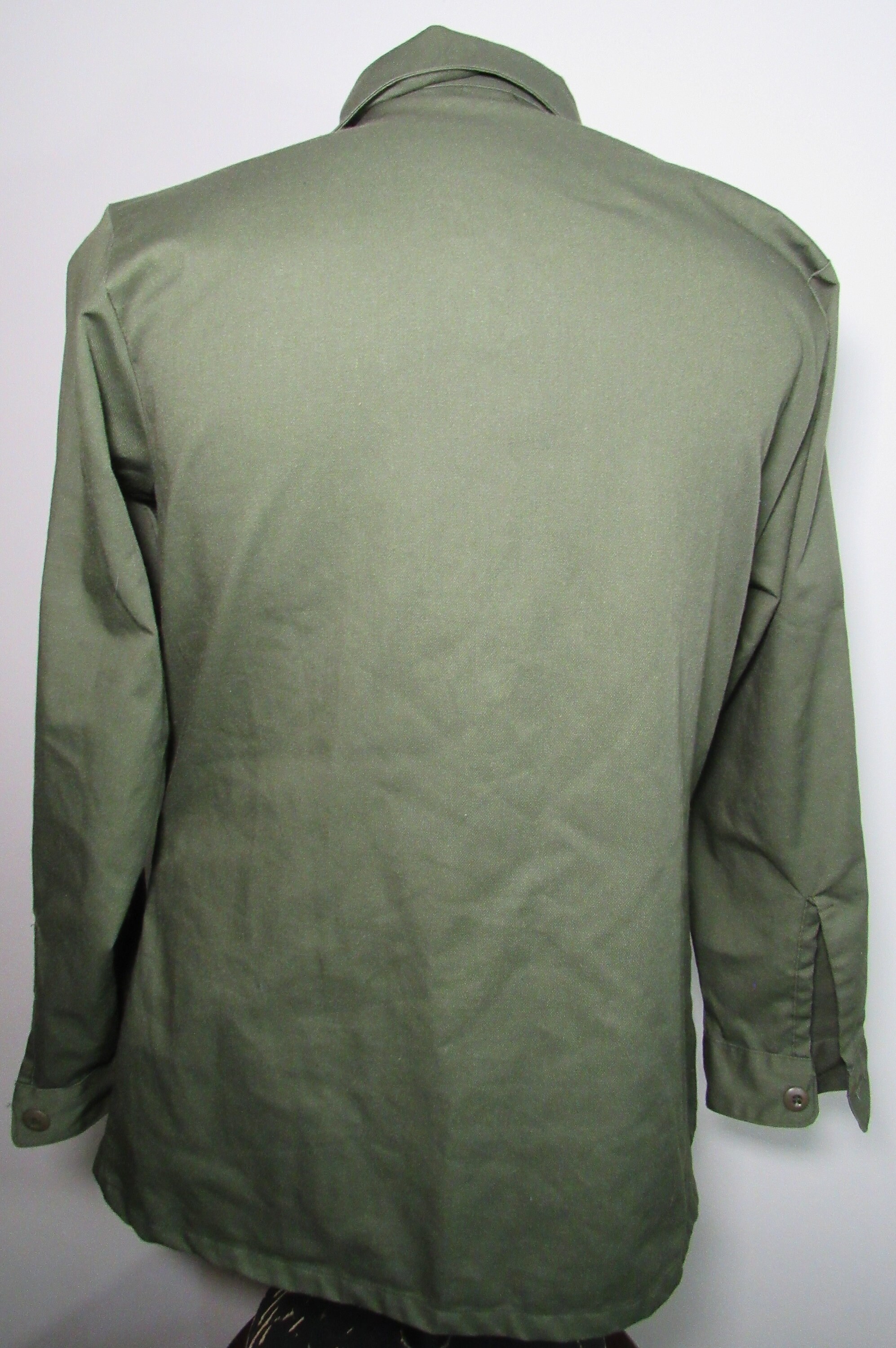 Vintage 60's / 70's US Navy USN Seabees Long Sleeve Shirt 15 1/2 X 33 ...