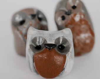 Clay owl | Etsy