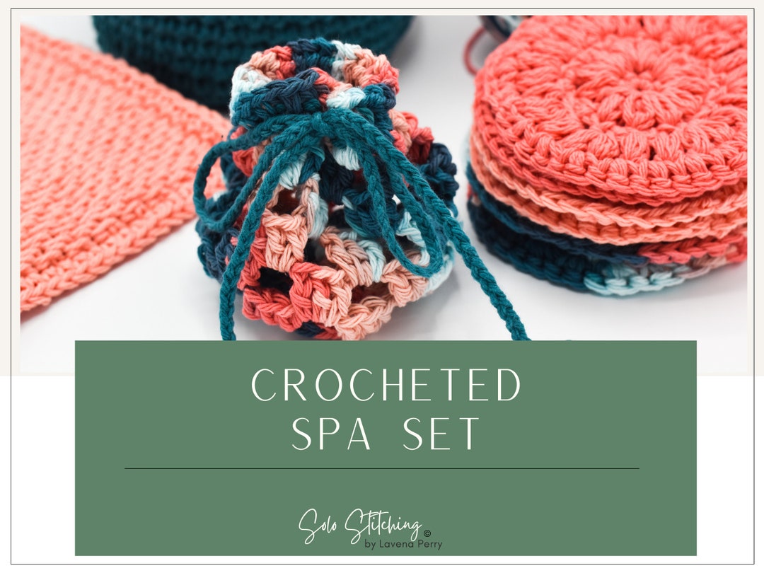 Crocheted Spa Set - Etsy