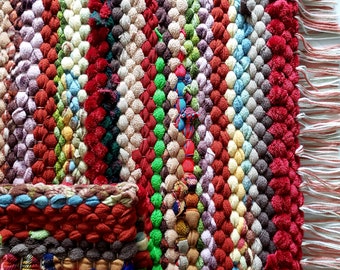 Large Colorful Handmade Rug - Etsy