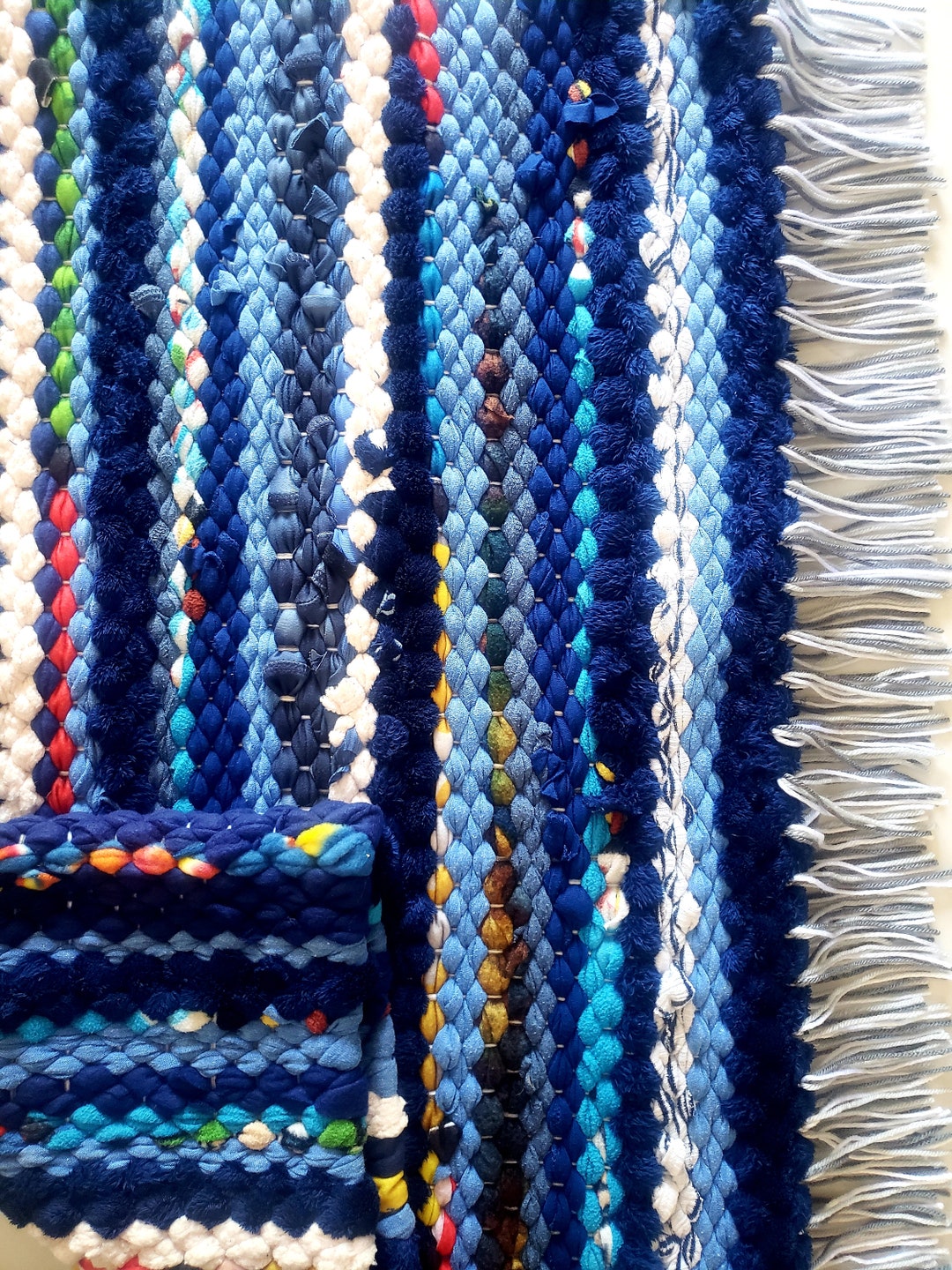 Large Colorful Handmade Rug - Etsy