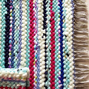 Large Colorful Handmade Rug - Etsy