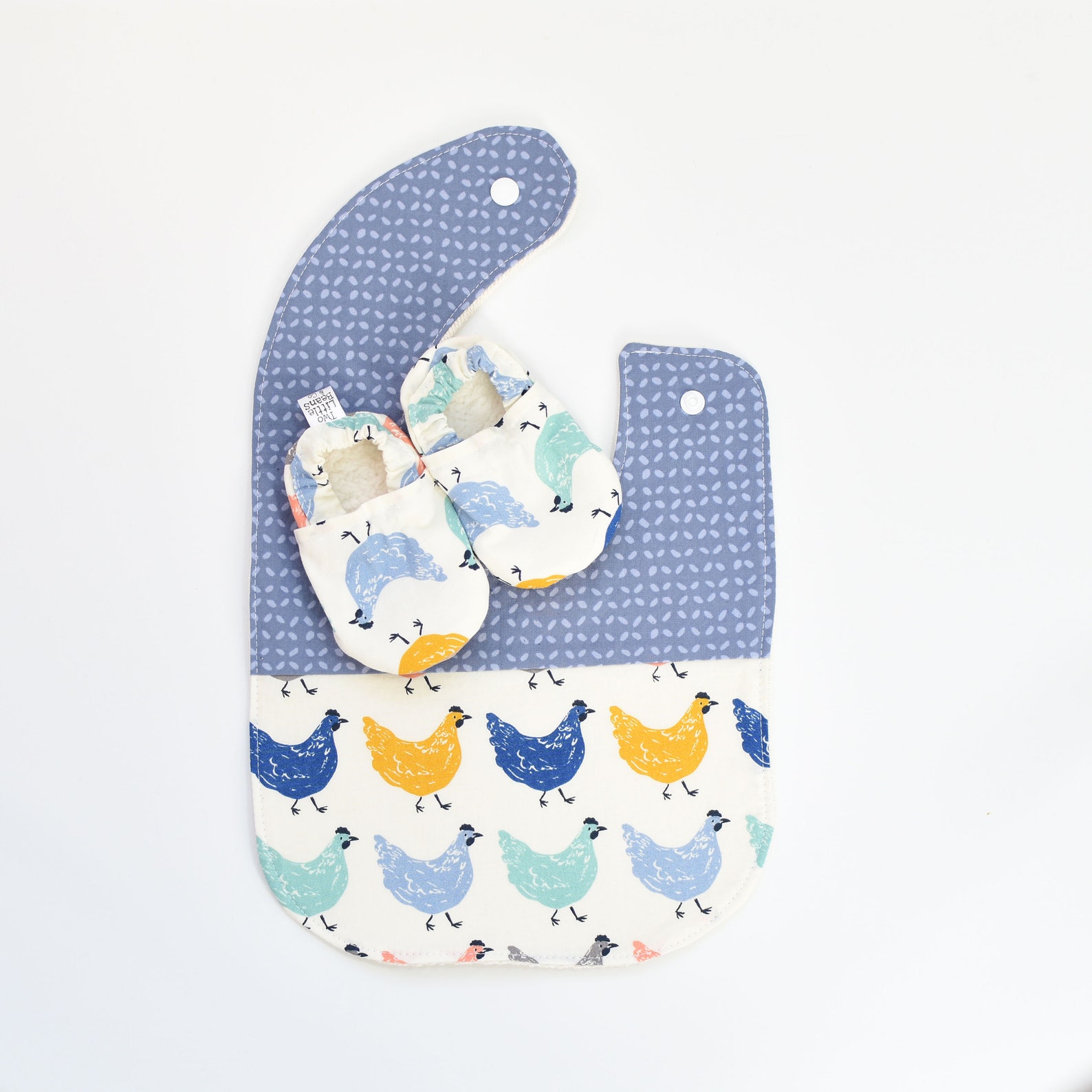 Farm Animal Baby Bib Chicken Girl Bib Toddler Drool Bib | Etsy