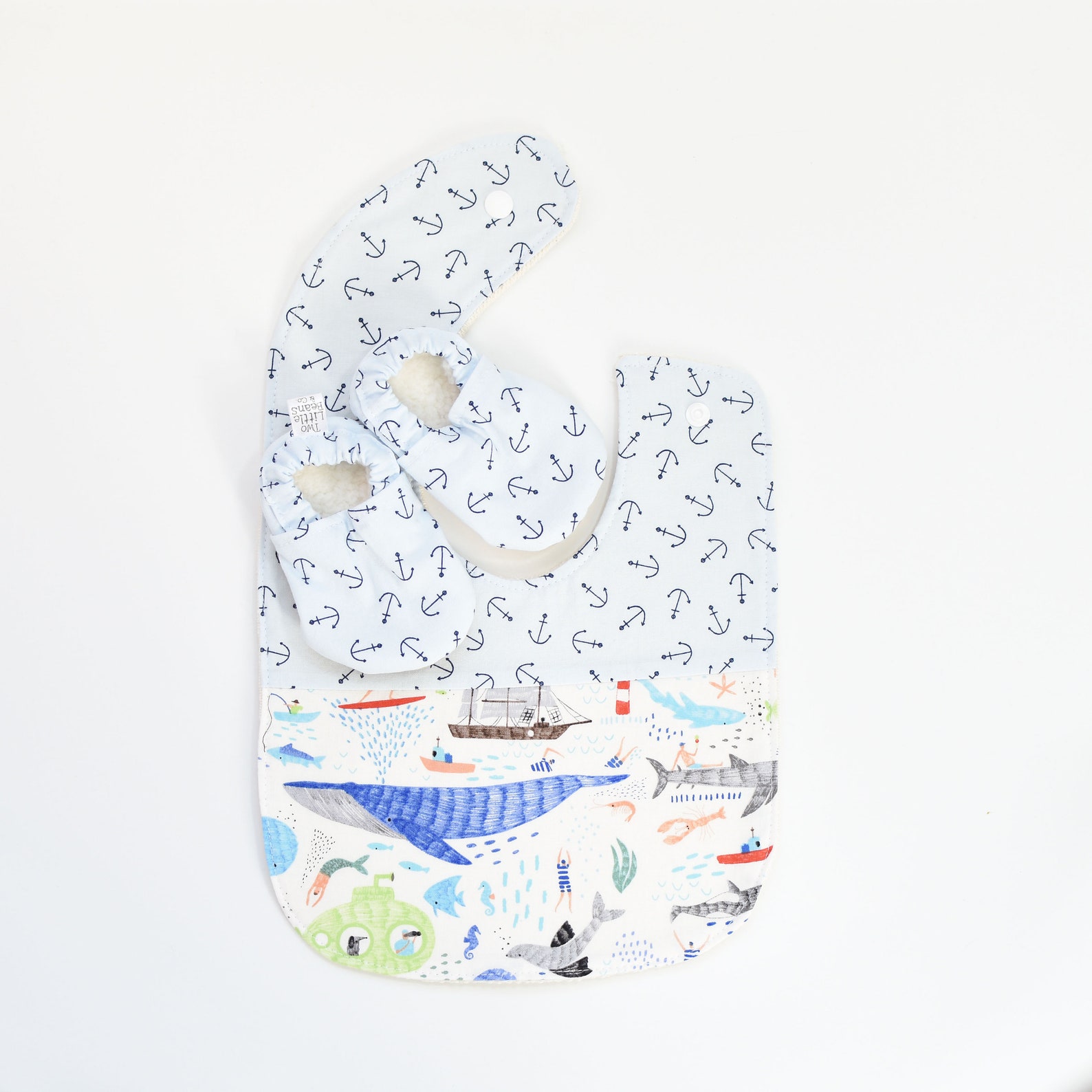 Baby Bib Nautical Baby Bib Drool Bib Unisex Baby Bib - Etsy