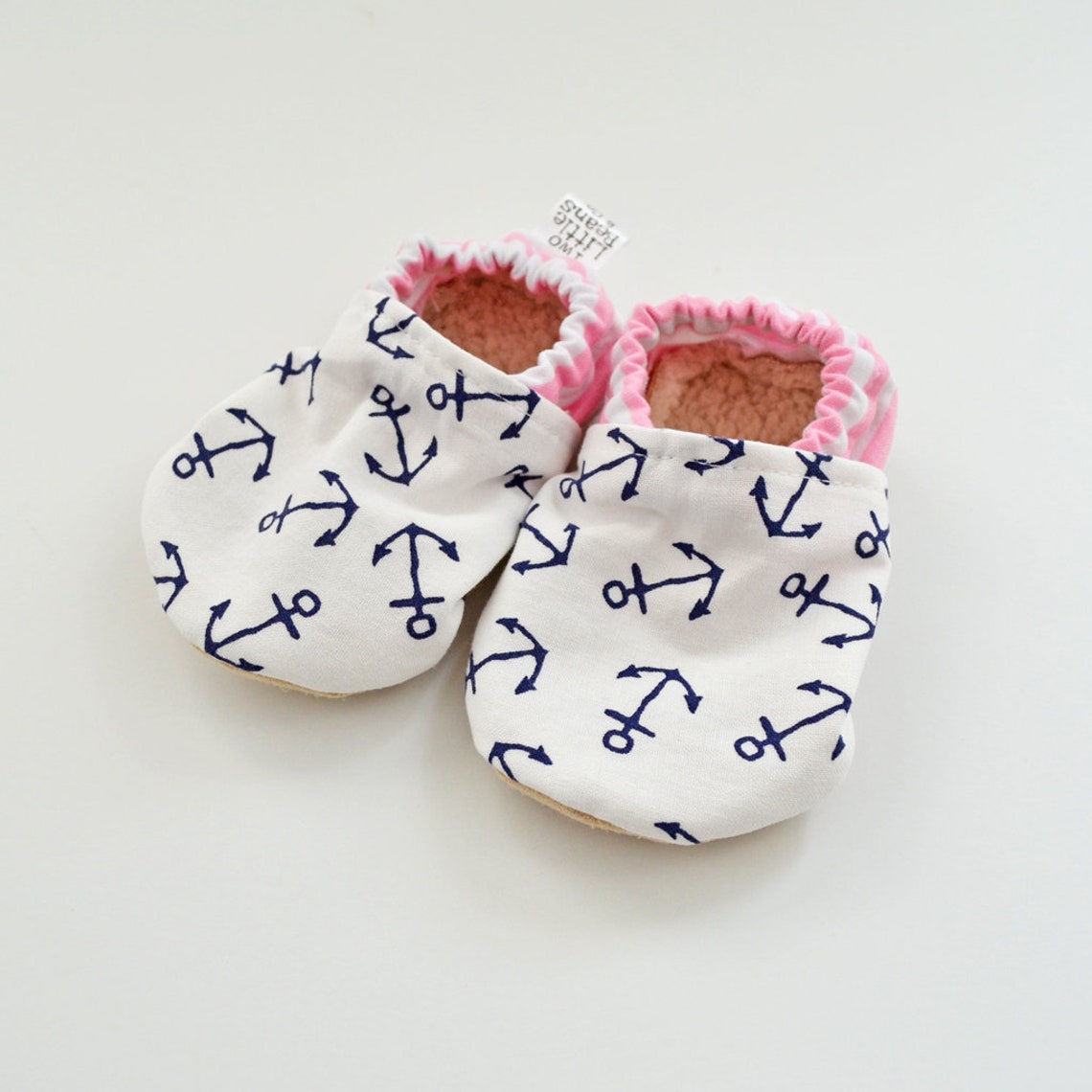 Nautical Baby Booties Nautical Baby Clothes Soft Soled - Etsy