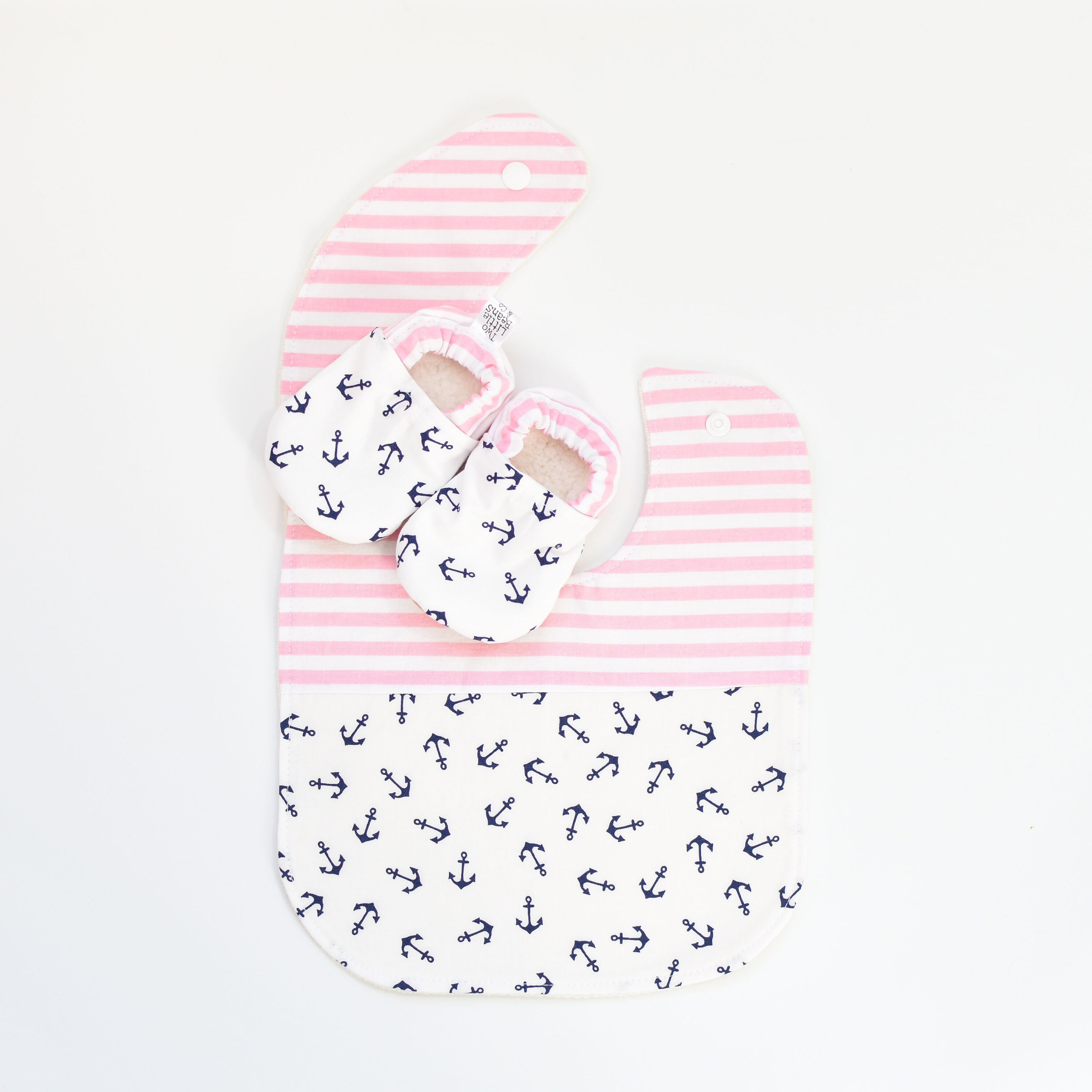 Nautical Baby Booties - Nautical Baby Clothes - Soft Soled Shoes ...