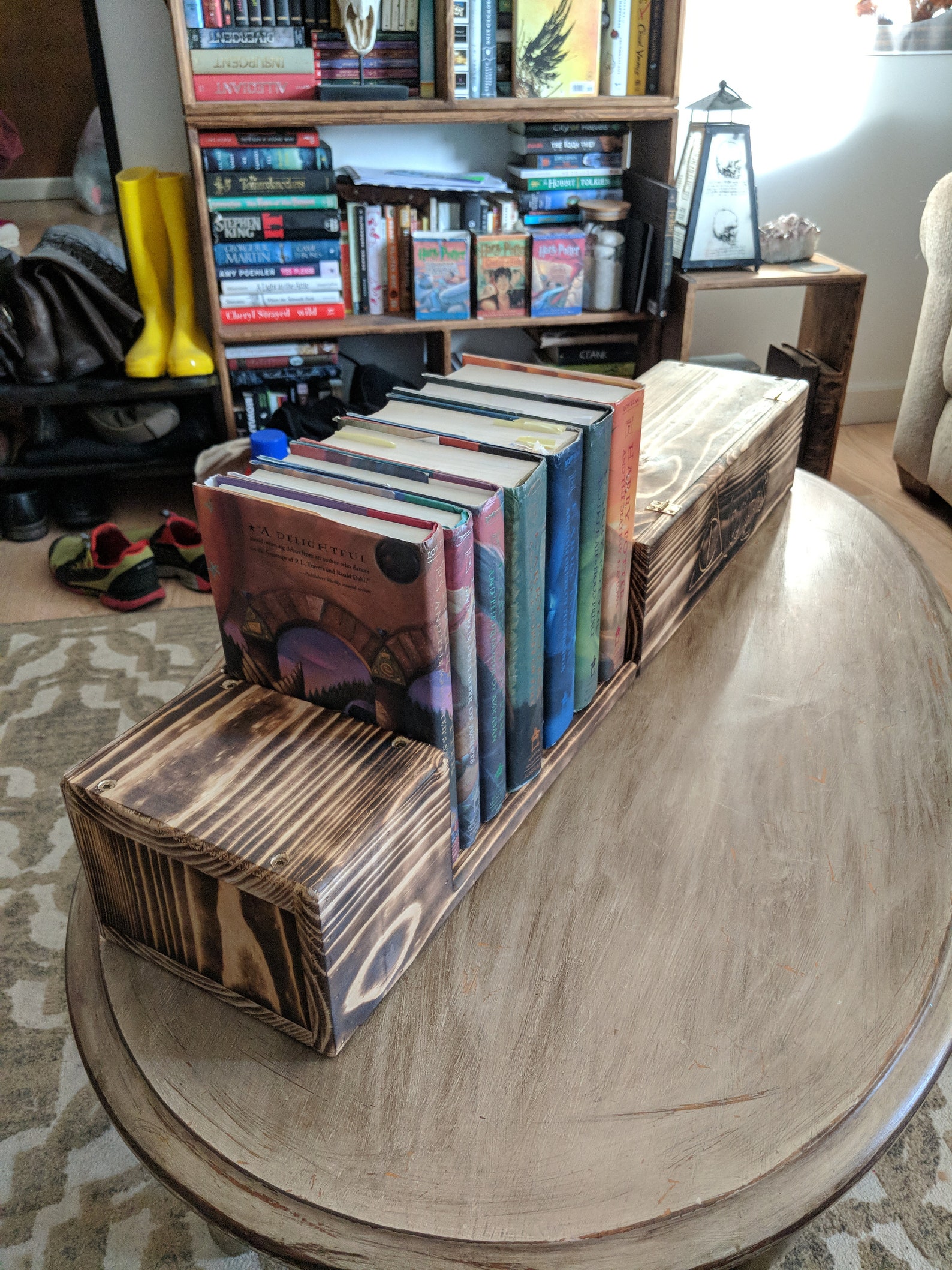 Harry Potter Book Set Display Shelf with Storage For - Etsy.de