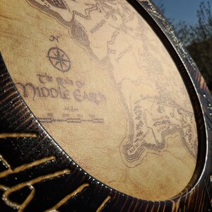 Lord of the Rings Elvish Frame the Ring of Power J.R.R. Tolkien - Etsy