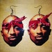 Tupac 3D Earrings - Etsy