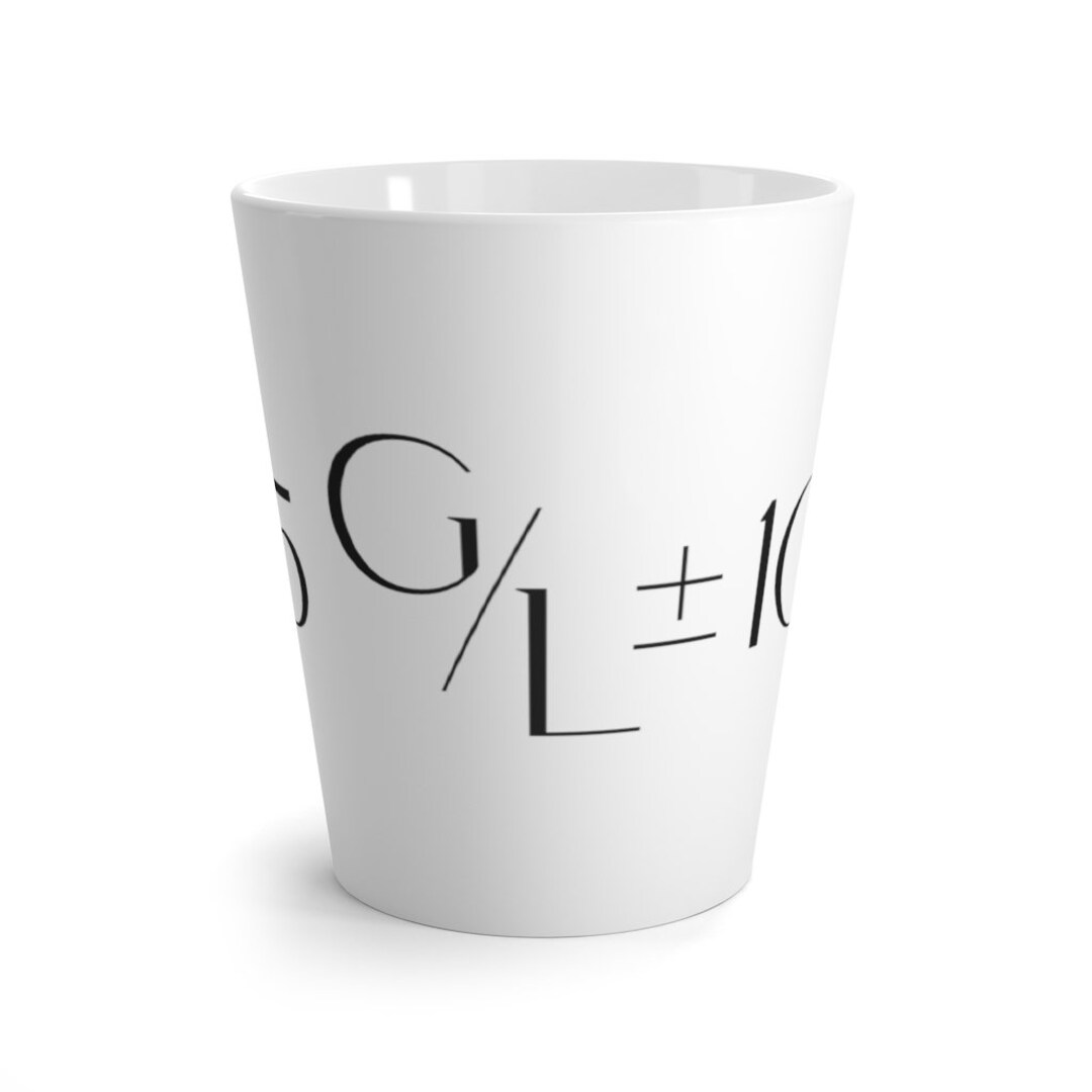 Mathematics of Coffee Collection: the Golden Cup Ratio Mug - Etsy